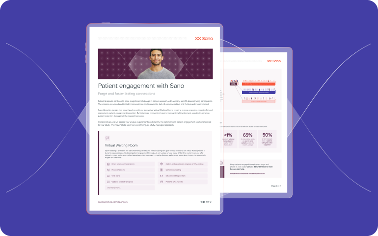 Sano Patient Engagement Backgrounder